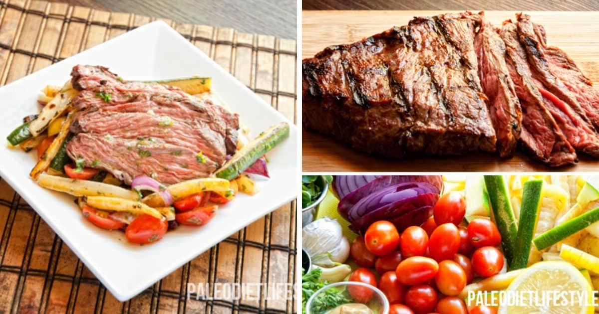 Grilled Steak With Summer Vegetables Recipe | Paleo Leap