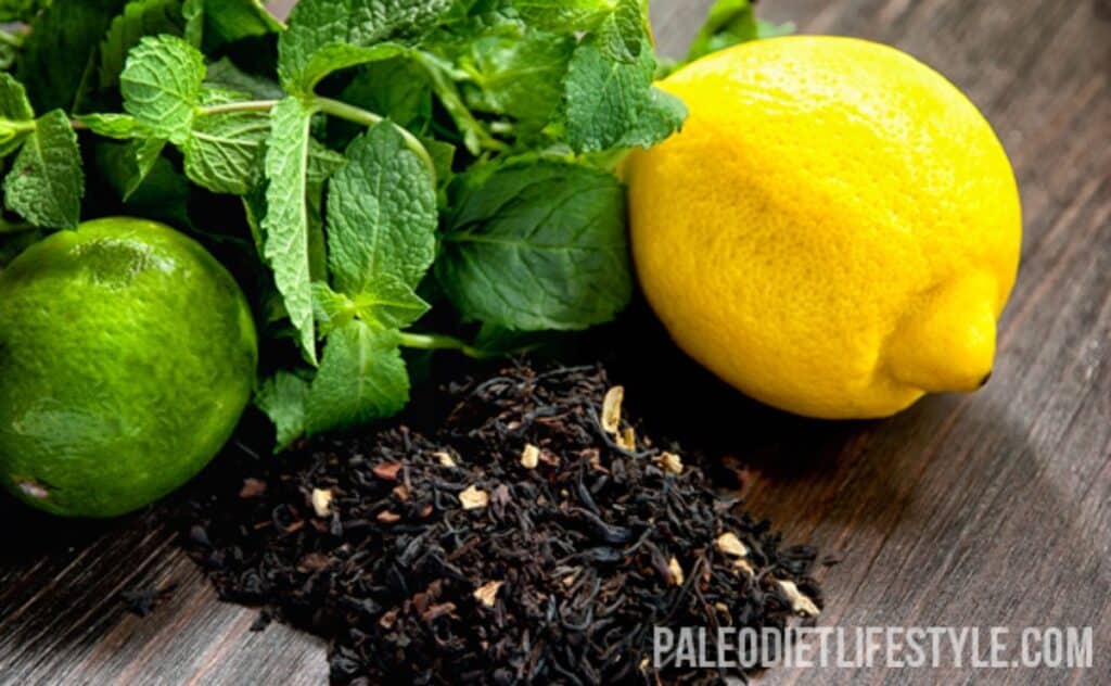 Lemon Mint Iced Tea Recipe | Paleo Leap