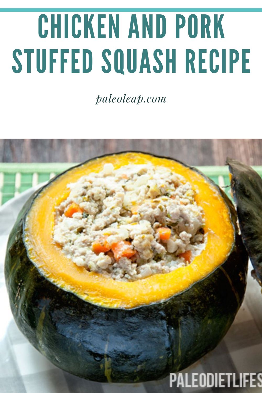 Chicken and Pork Stuffed Squash Recipe | Paleo Leap
