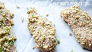 Crispy Chicken With Roasted Romaine Recipe | Paleo Leap