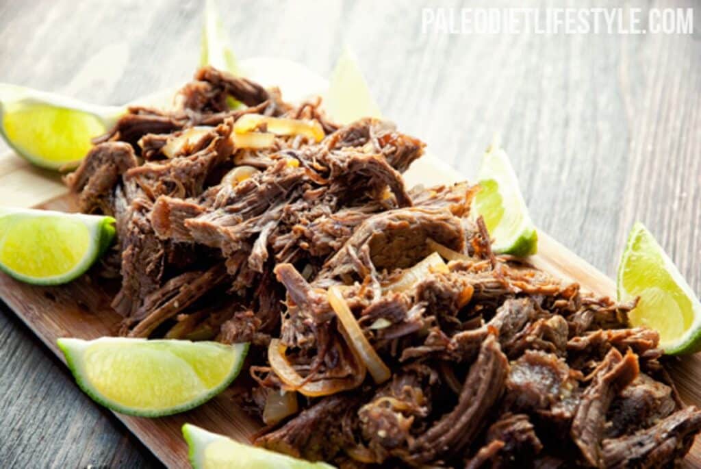 Cuban Shredded Beef Recipe | Paleo Leap