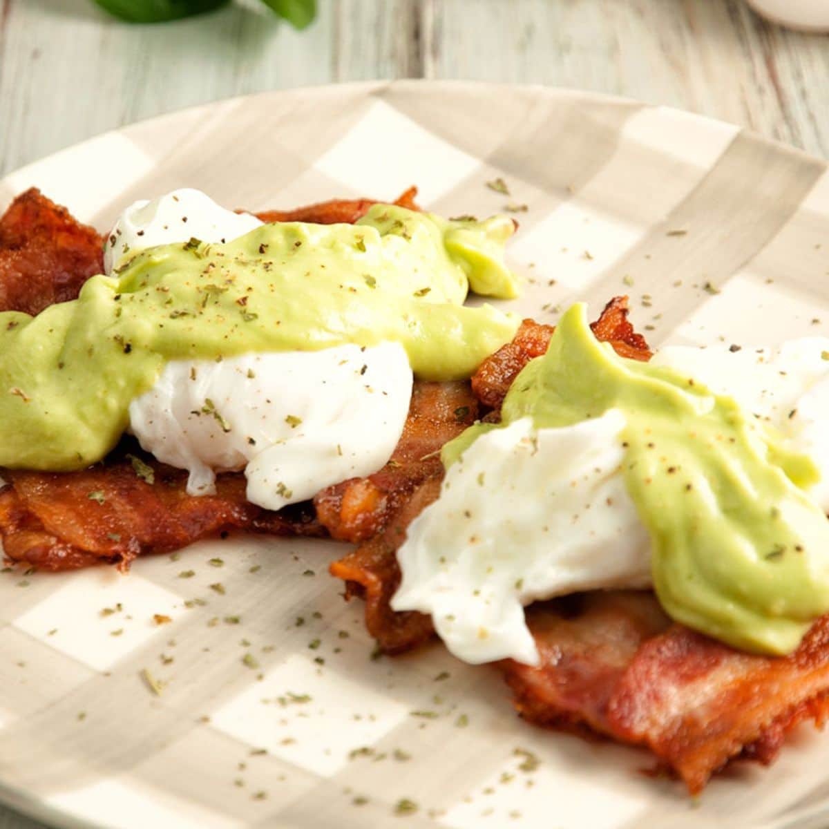 Bacon Avocado Benedict