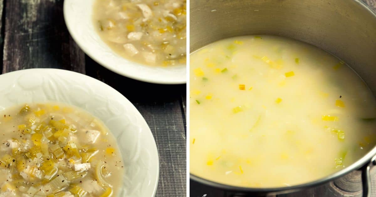 Cream of Chicken and Leek Soup Recipe | Paleo Leap