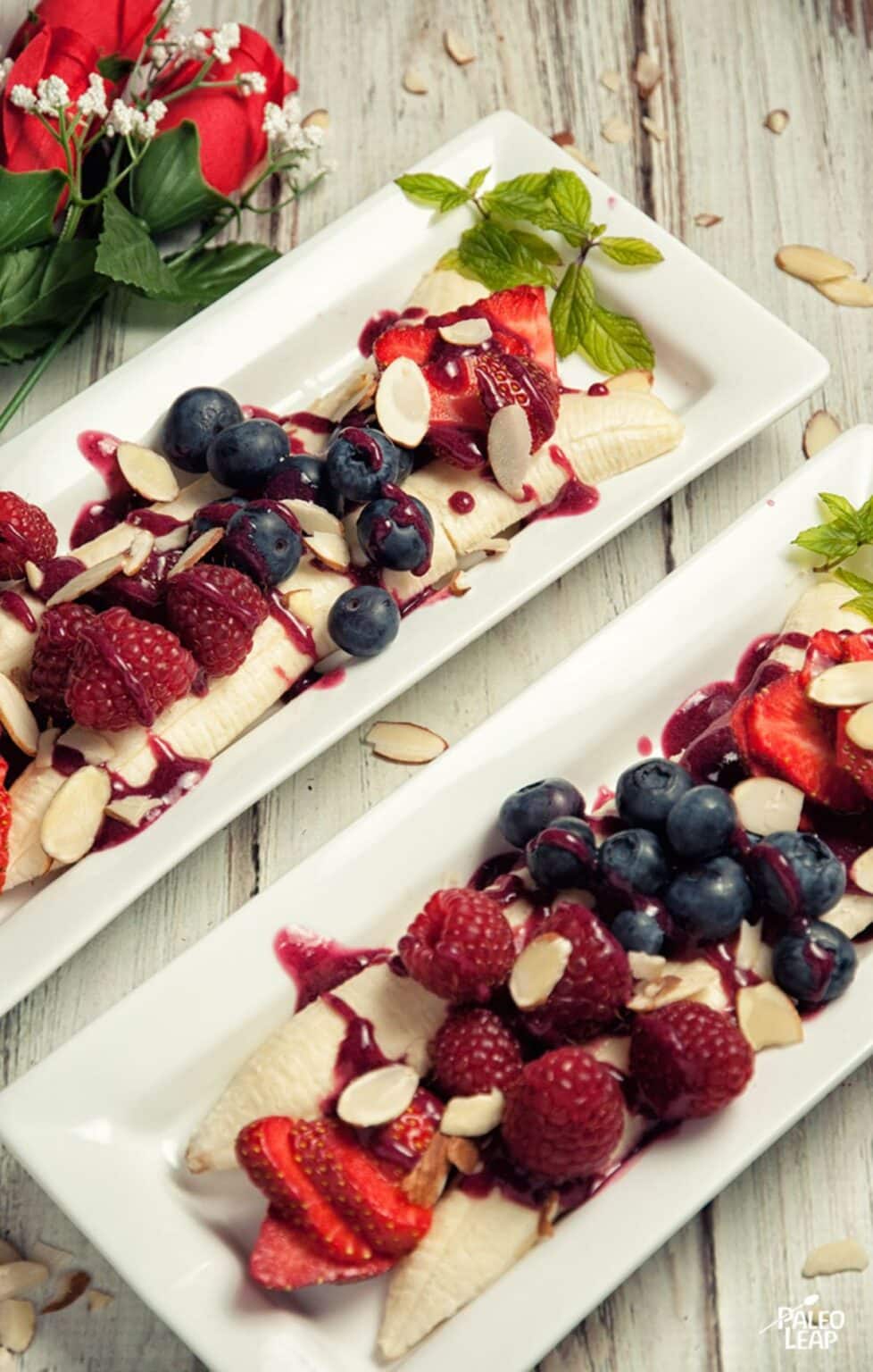 Fruit Banana Split Recipe | Paleo Leap