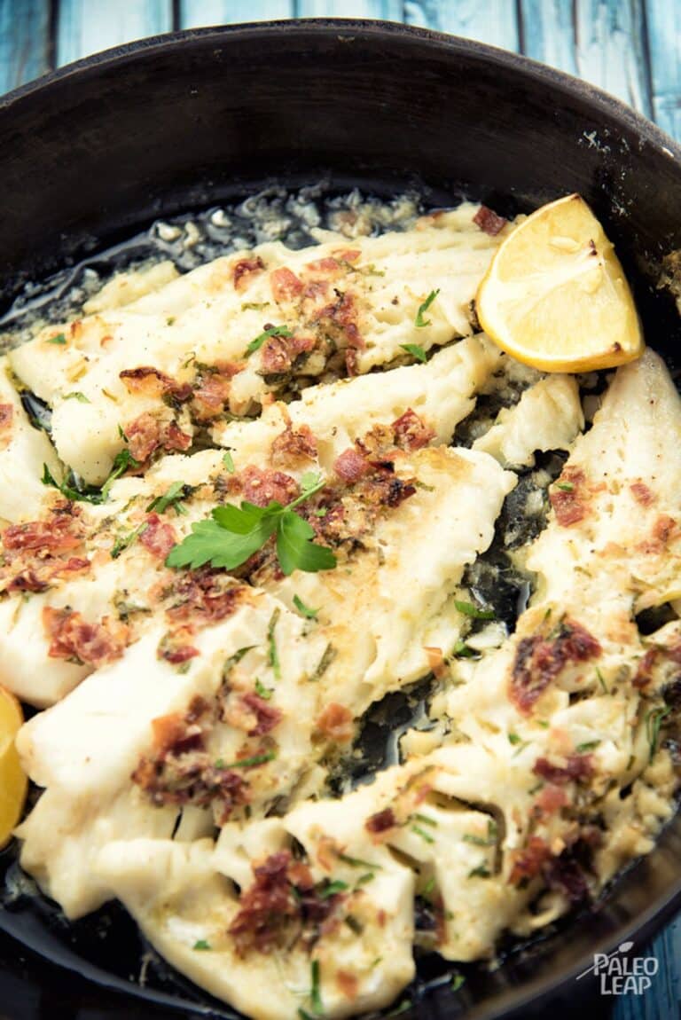 Garlic Roasted Cod Recipe Recipe | Paleo Leap