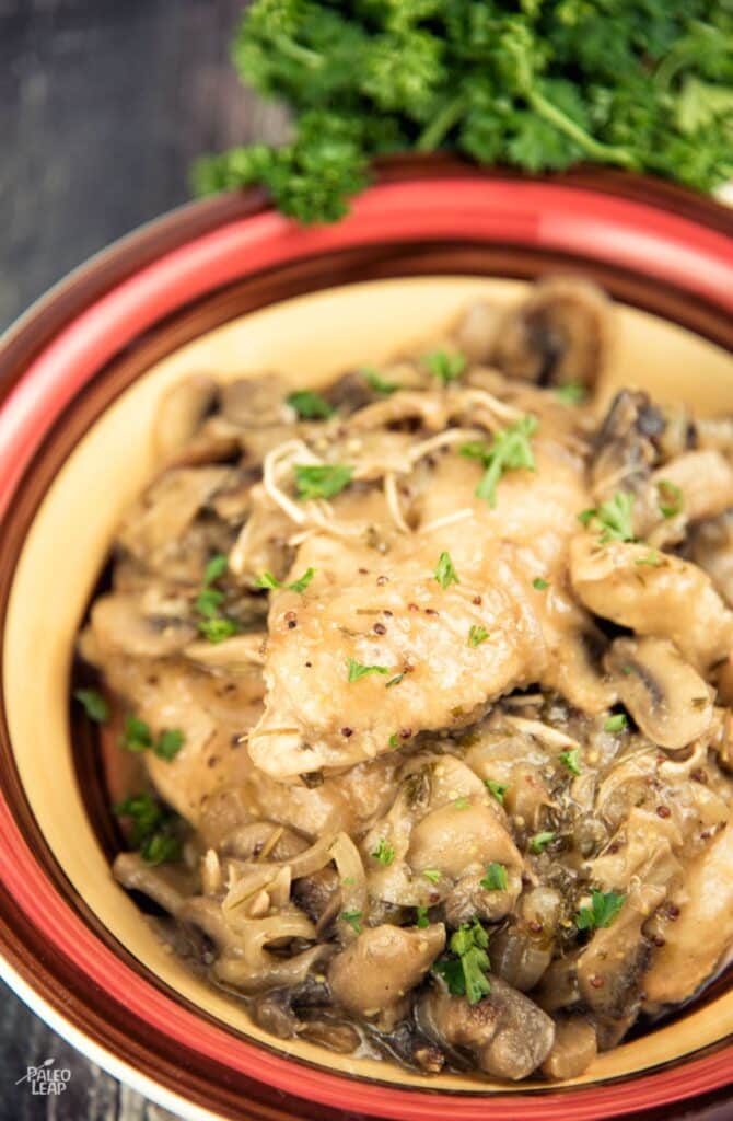 Chicken with Onion-Mustard Sauce Recipe | Paleo Leap