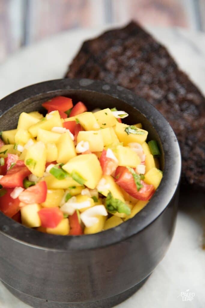 Skirt Steaks With Fresh Mango Salsa Recipe | Paleo Leap
