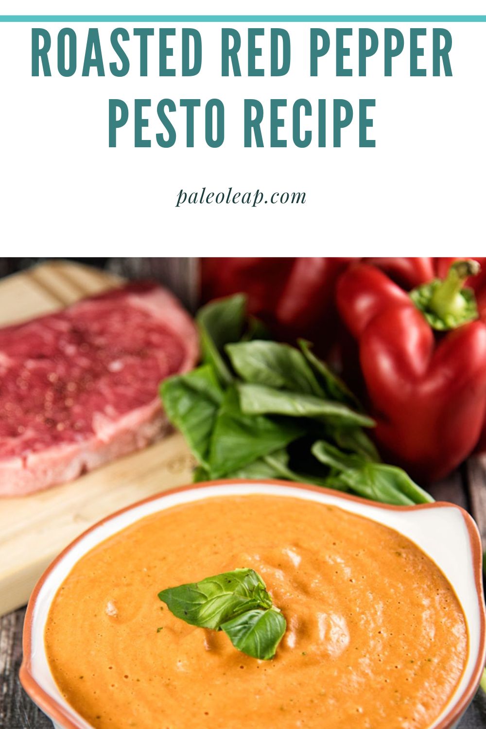 Roasted Red Pepper Pesto Recipe | Paleo Leap