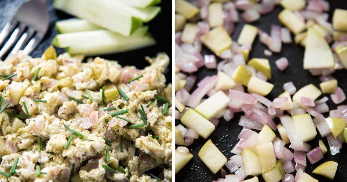 Apple and Onion Scrambled Eggs Recipe | Paleo Leap