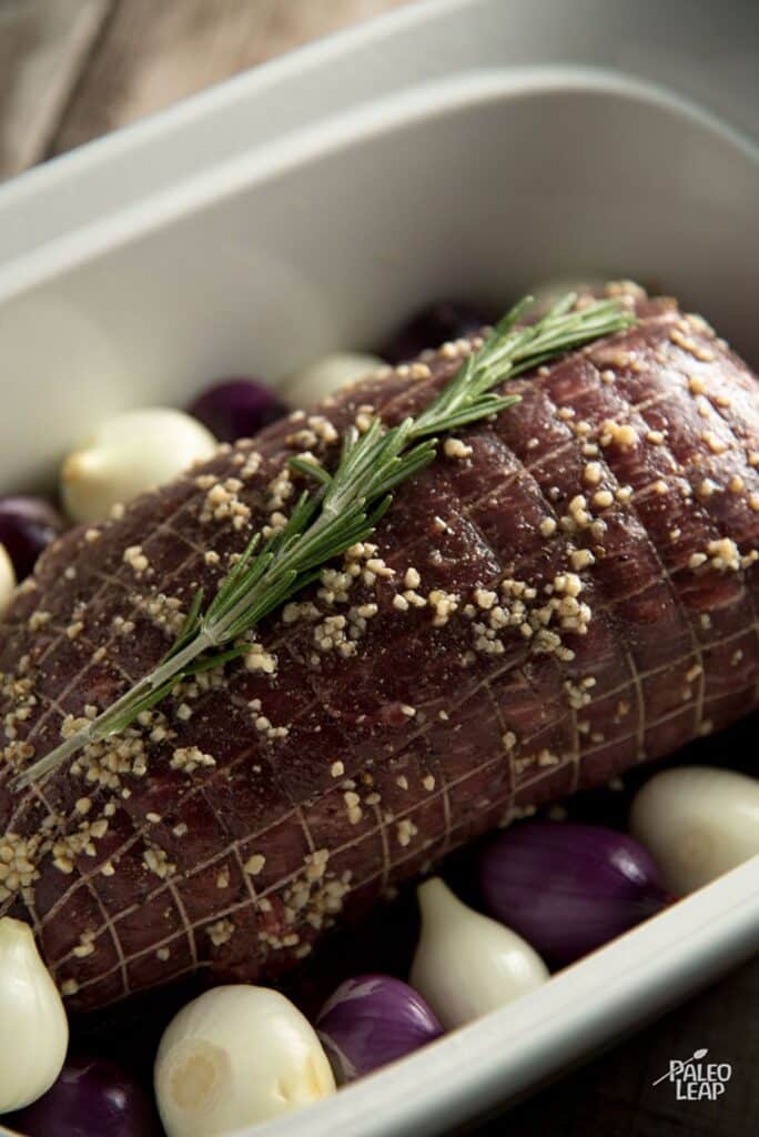 Garlic And Rosemary Roast Beef Recipe | Paleo Leap