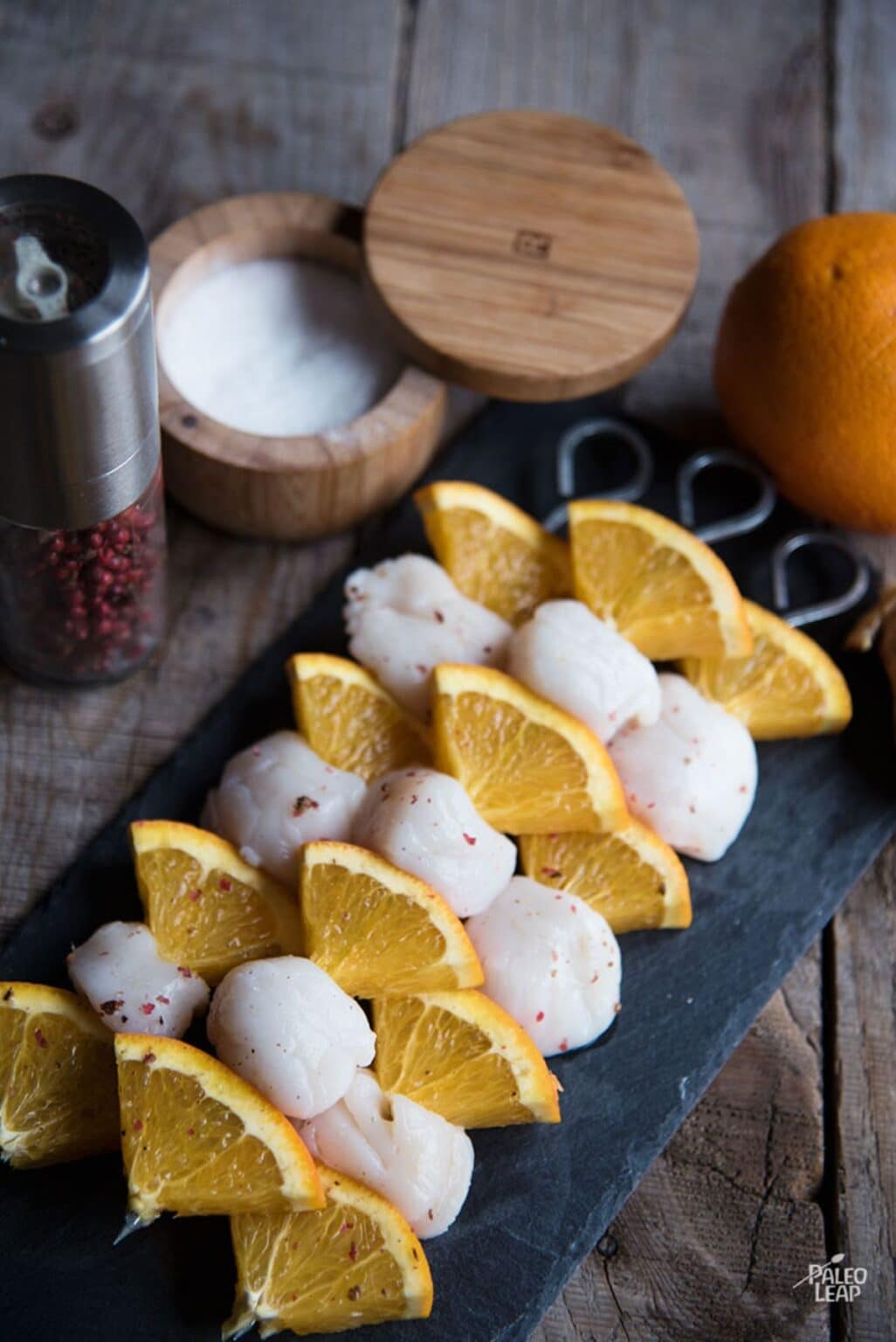Grilled Scallop And Orange Skewers Recipe | Paleo Leap