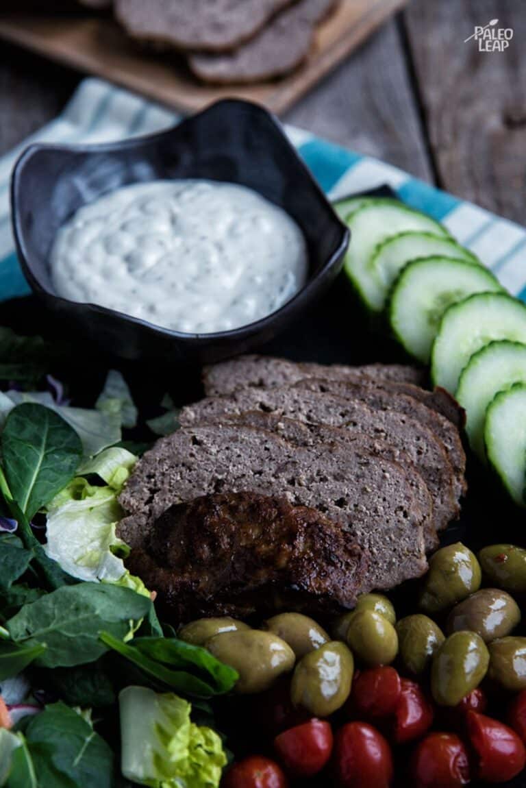 Gyro Salad Platter Recipe | Paleo Leap
