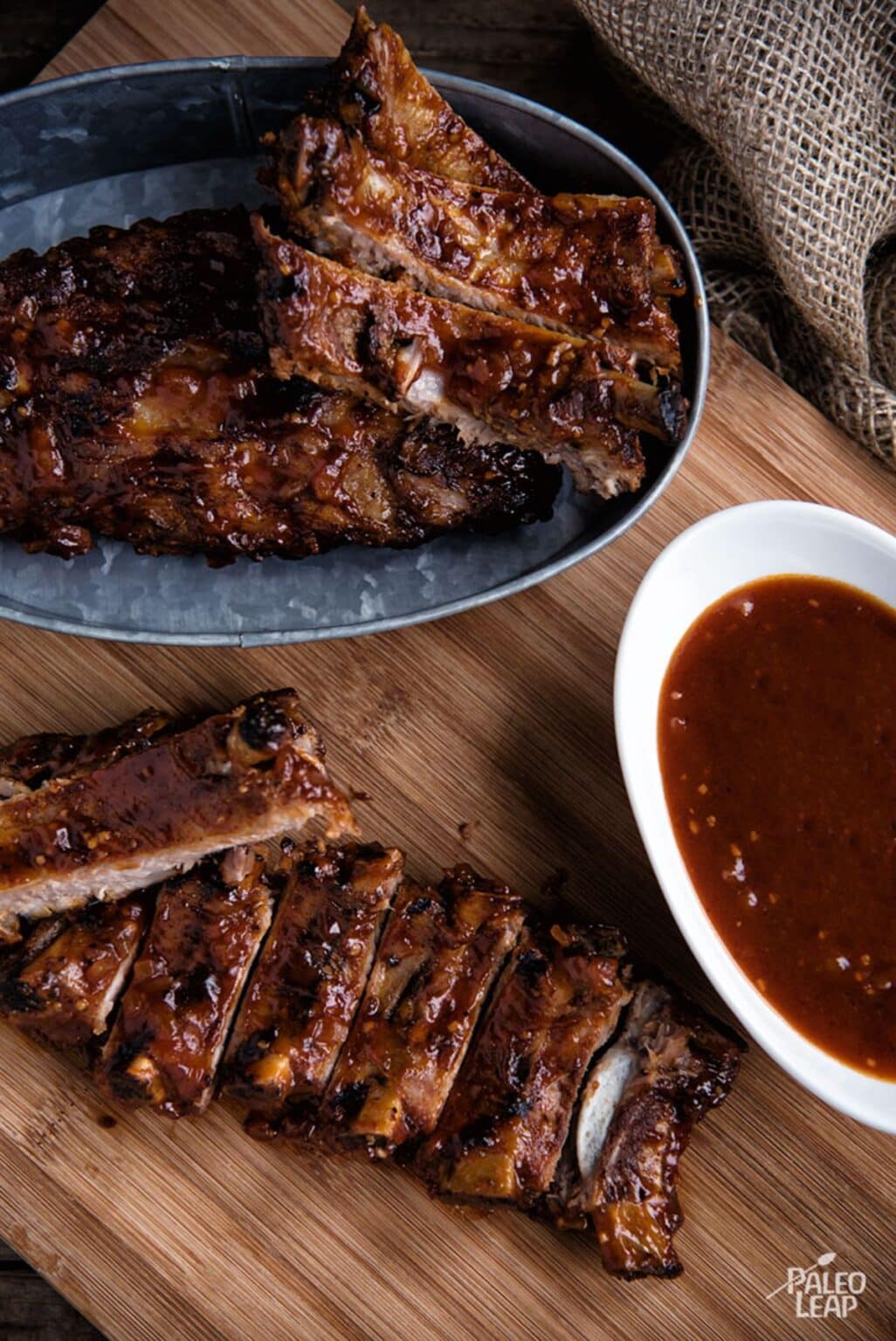 Maple-Barbecue Ribs Recipe | Paleo Leap
