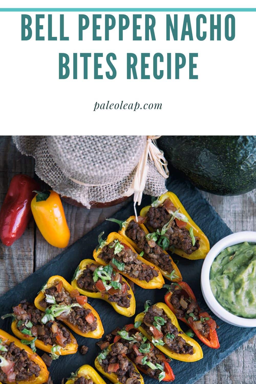 Bell Pepper Nacho Bites Recipe | Paleo Leap