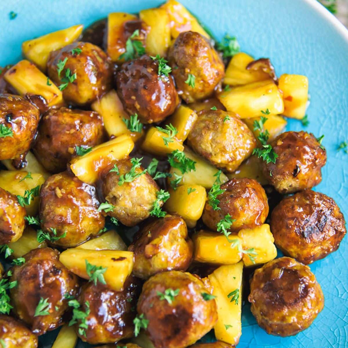 Pineapple Sauce For Meatballs Slow Cooker 3 Ingredient Hawaiian
