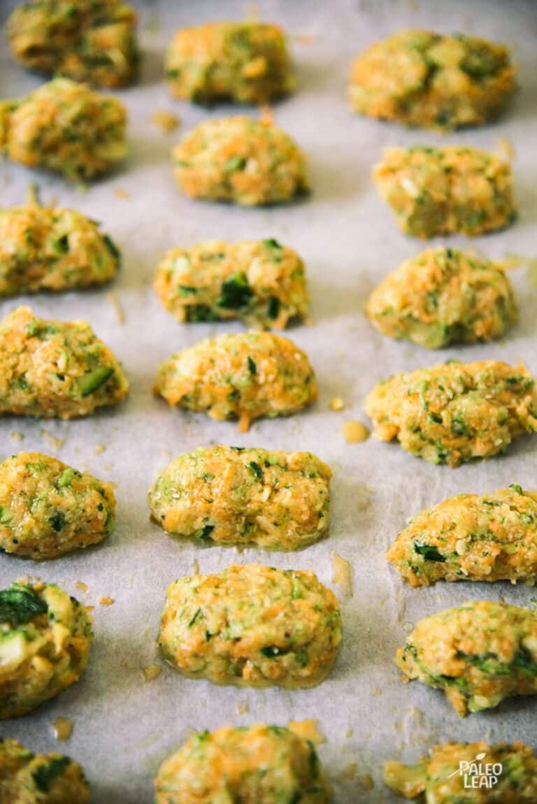 Oven-Baked Zucchini Tots Recipe | Paleo Leap
