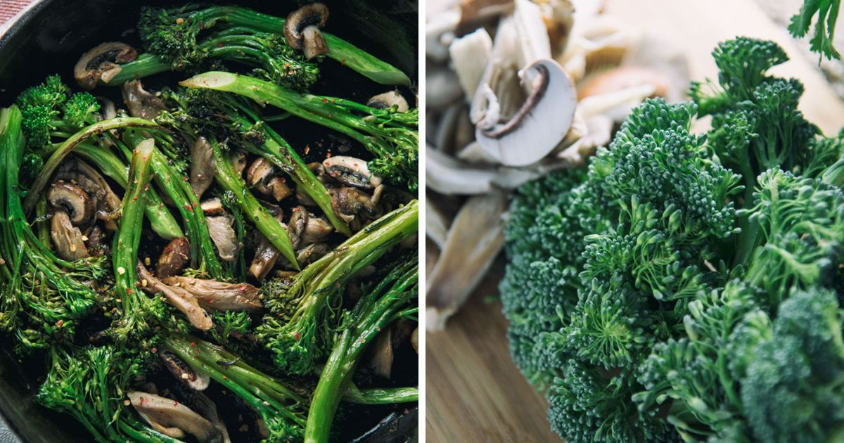 Balsamic Broccoli And Wild Mushroom Skillet Recipe | Paleo Leap