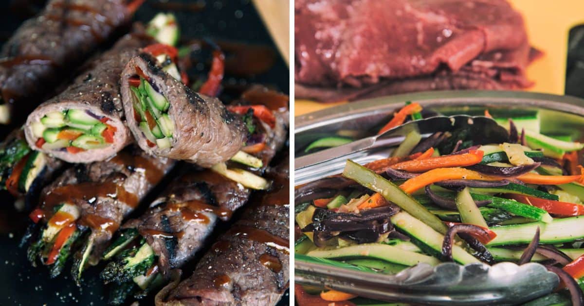 Summer Vegetable Beef Rolls Recipe | Paleo Leap