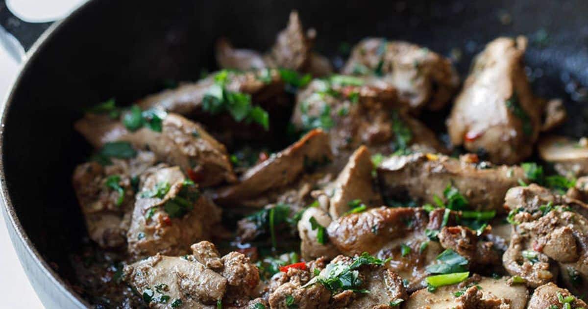 Pan-Fried Chili and Garlic Chicken Livers Recipe | Paleo Leap