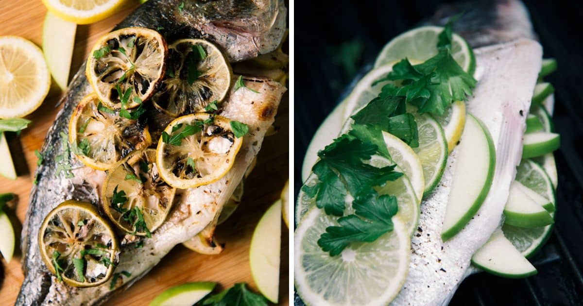 Apple-Citrus Stuffed Whole Roasted Fish Recipe | Paleo Leap