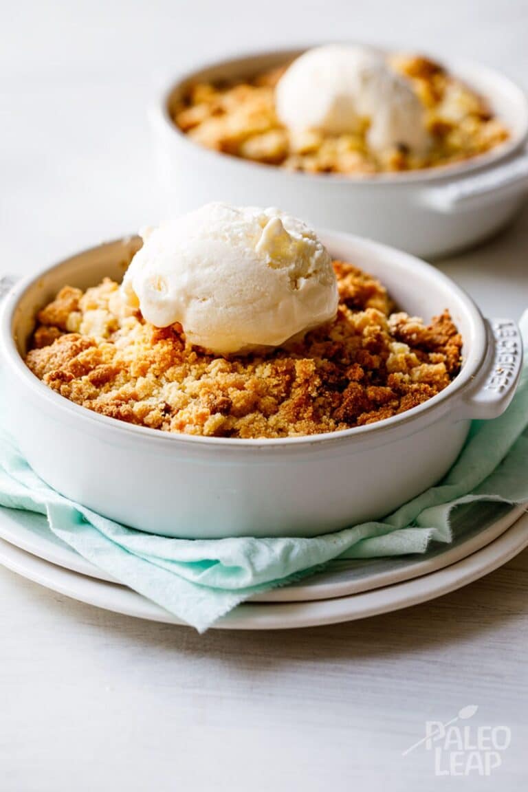Maple Apple Crisp Recipe | Paleo Leap