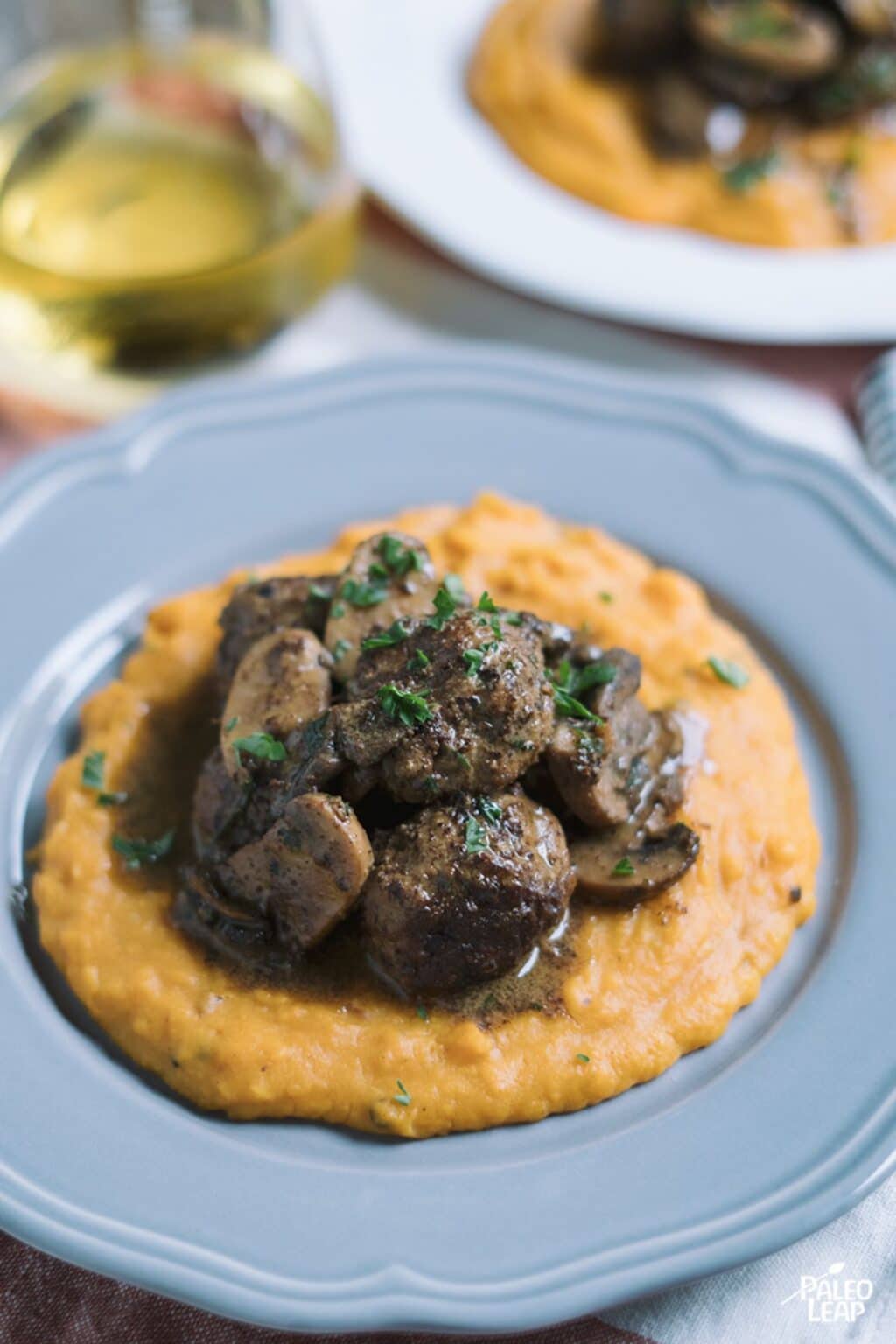 Meatballs With Mushroom Gravy Recipe | Paleo Leap