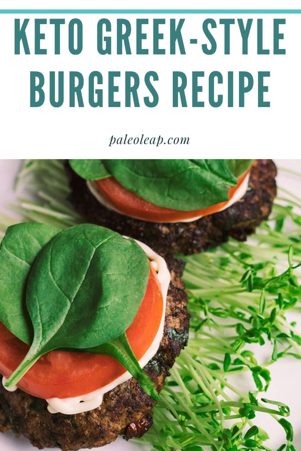 Keto Greek-Style Burgers Recipe | Paleo Leap