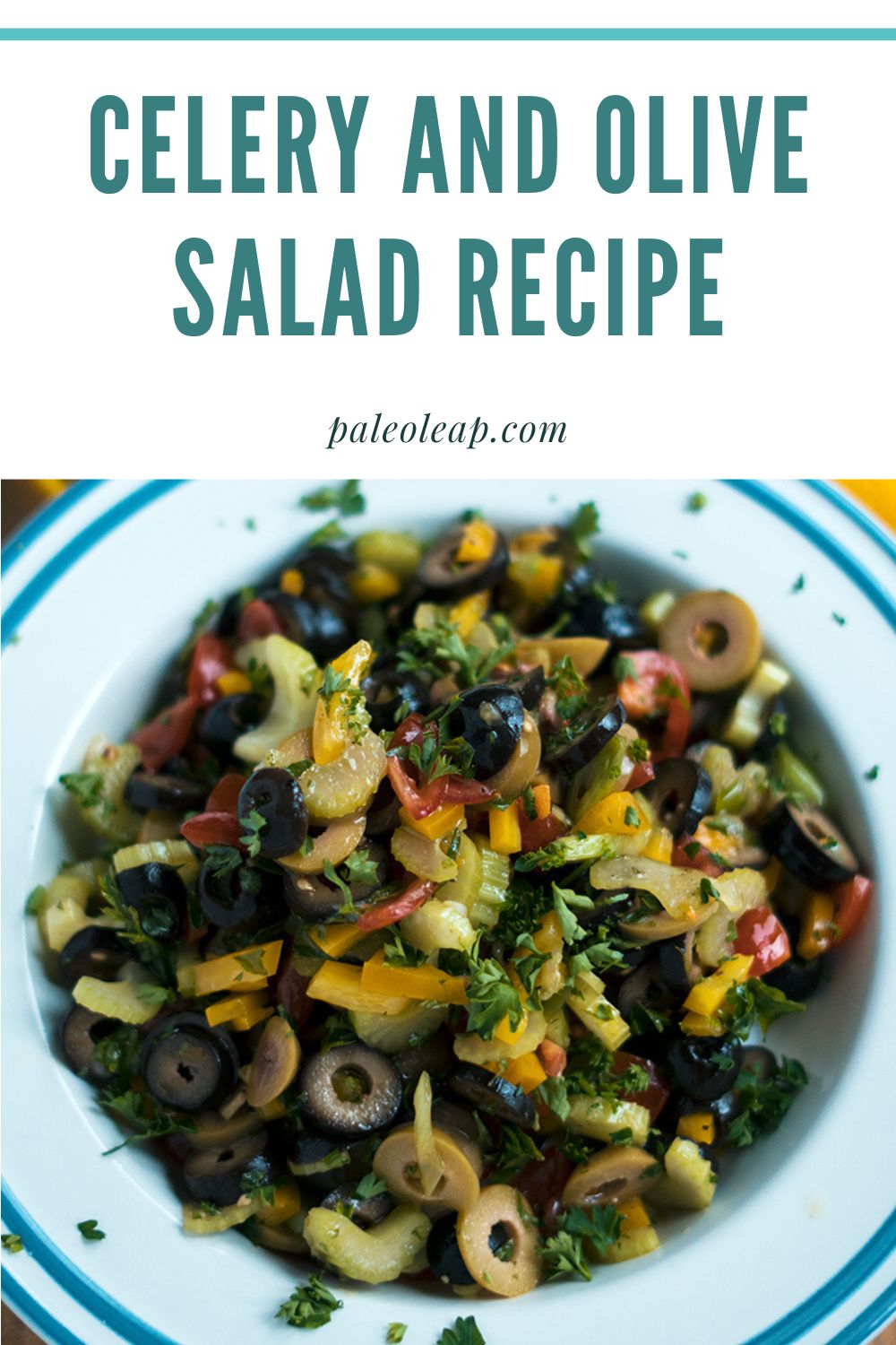 Celery And Olive Salad Recipe | Paleo Leap