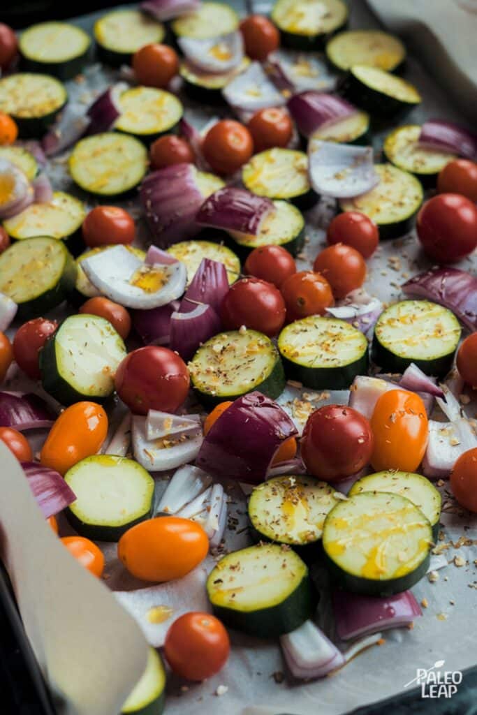 Roasted Italian Zucchini and Tomatoes Recipe | Paleo Leap