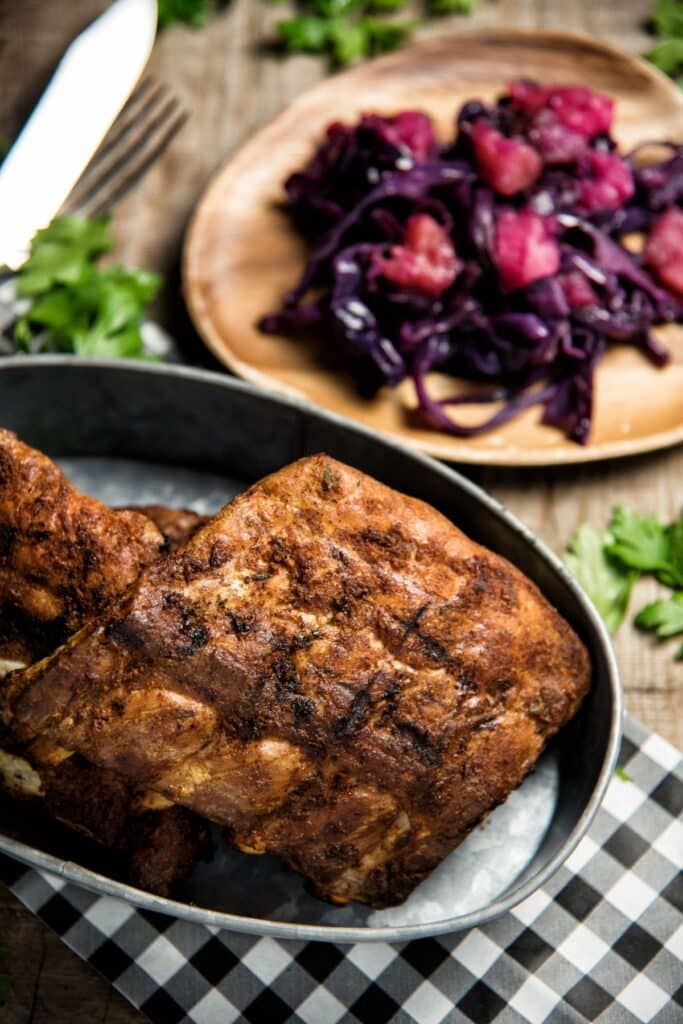 Spiced Ribs With Cabbage And Apples Recipe | Paleo Leap