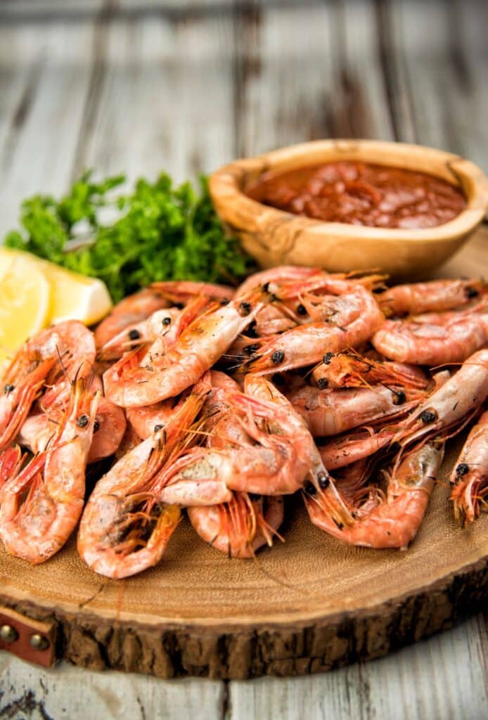 Grilled Prawns with Romesco Sauce Recipe | Paleo Leap