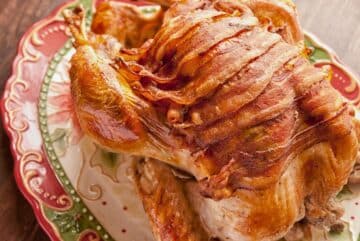 Bacon Wrapped Turkey with Pears | Paleo Leap