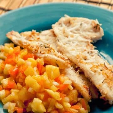 Coconut Red Snapper And Pineapple Salsa | Paleo Leap
