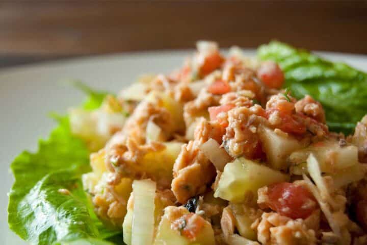 Canned Salmon Salad | Paleo Leap