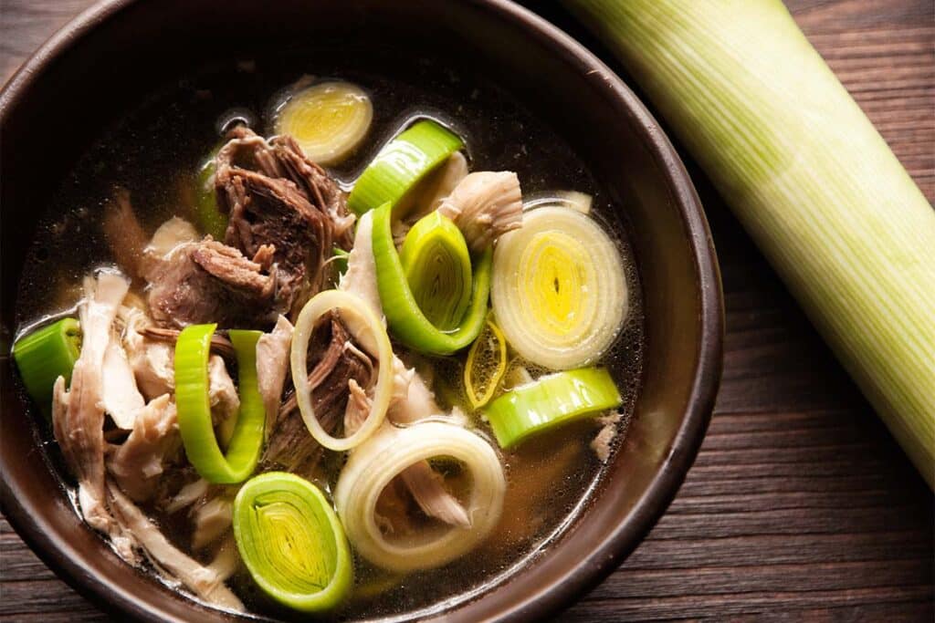 Cock-a-Leekie Soup | Paleo Leap