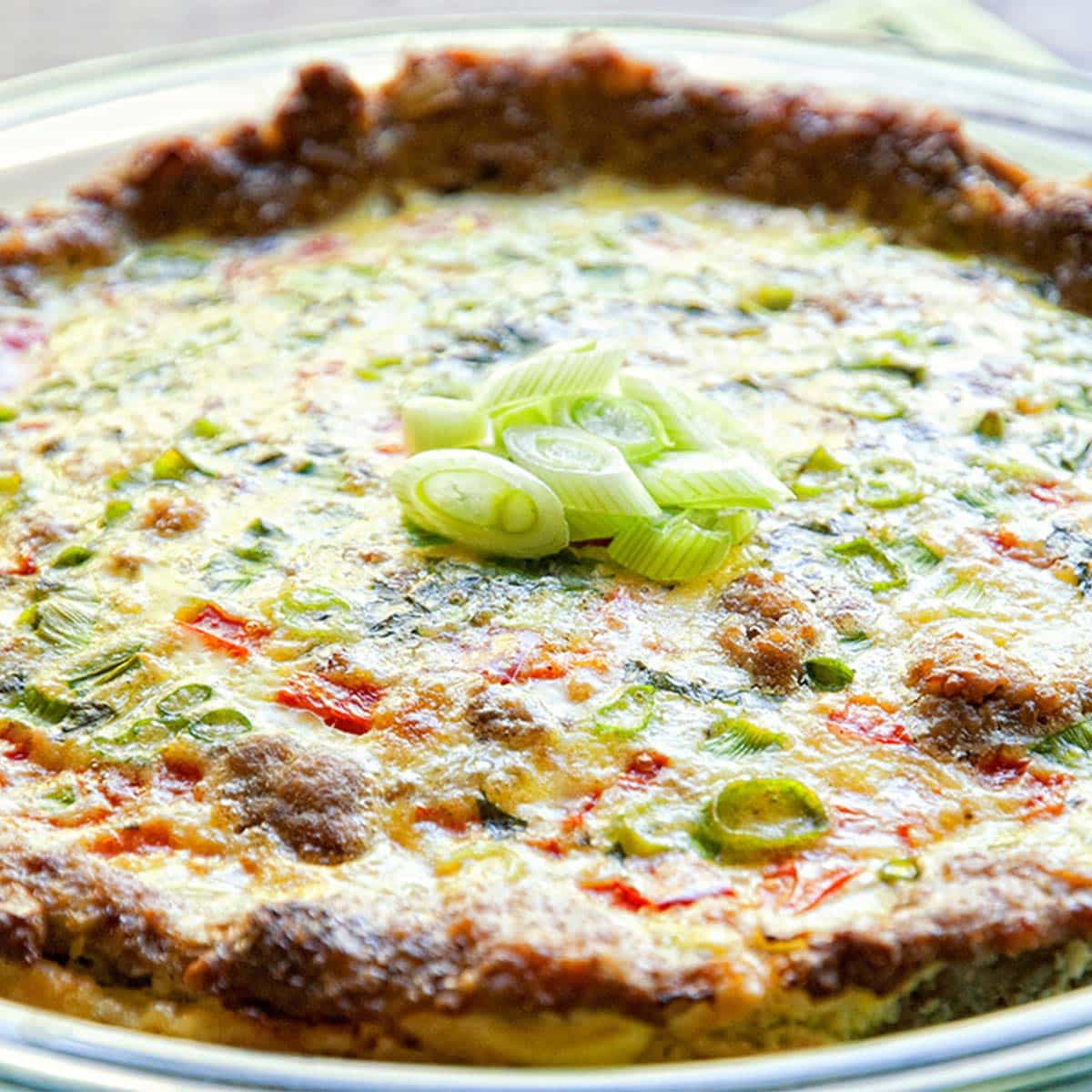 Omelet with Sausage Crust | Paleo Leap